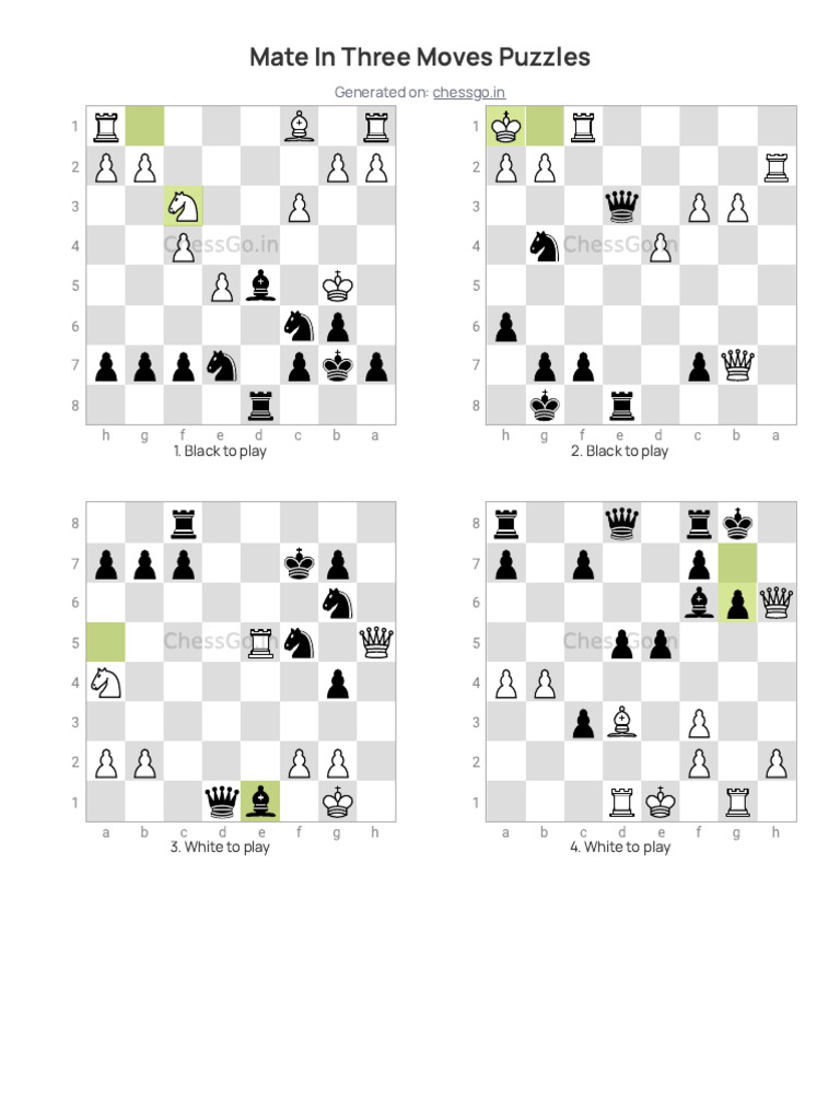 Chessgo 4 | PDF | Chess Theory | Chess