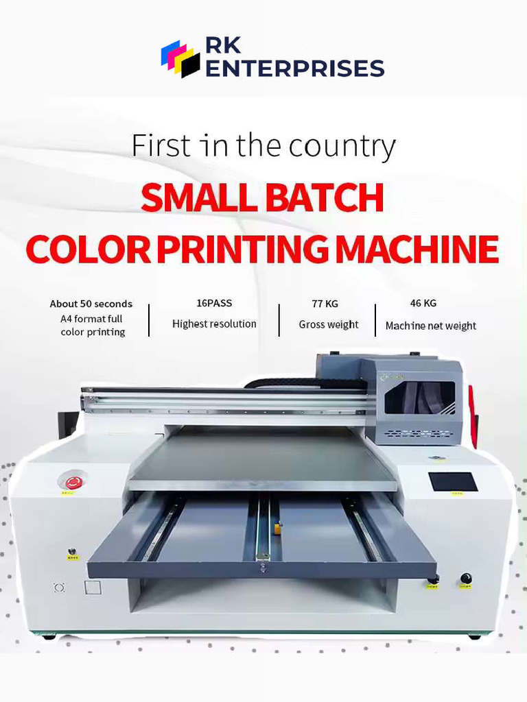 Dual Head A3 Uv Printer - Compressed | PDF
