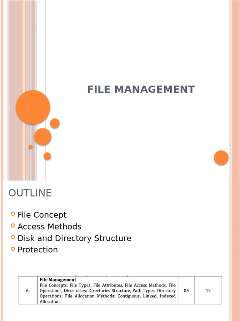 File Management Concepts and Methods | PDF | Computer File | Pointer ...