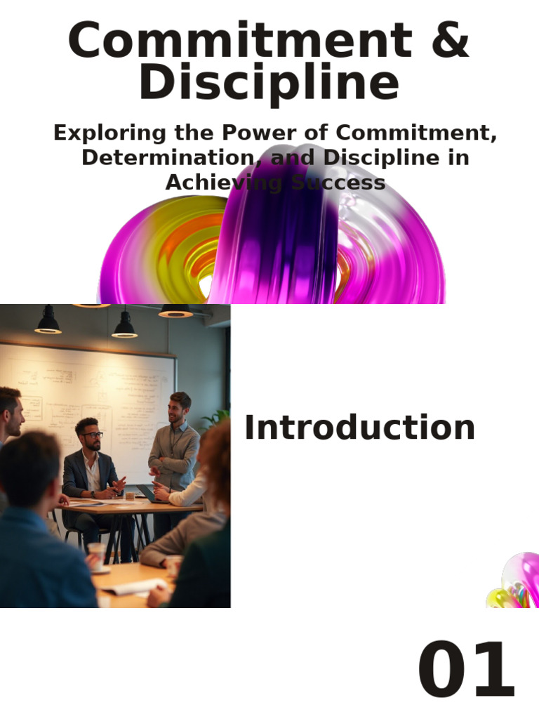 Commitment and Discipline for Success | PDF | Disciplines ...