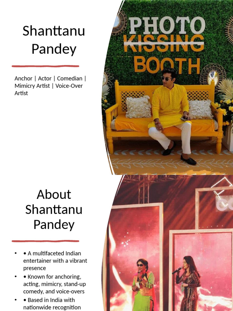 Shanttanu Pandey: Versatile Entertainer | PDF