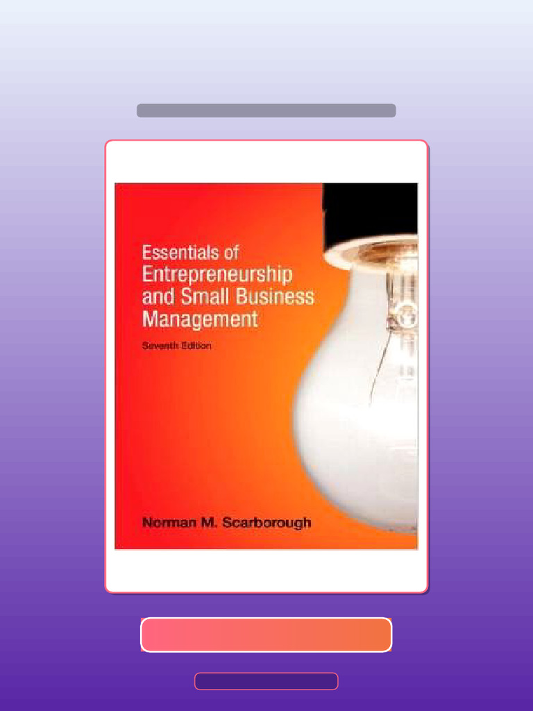 Essentials of Entrepreneurship and Small Business Management 7th ...