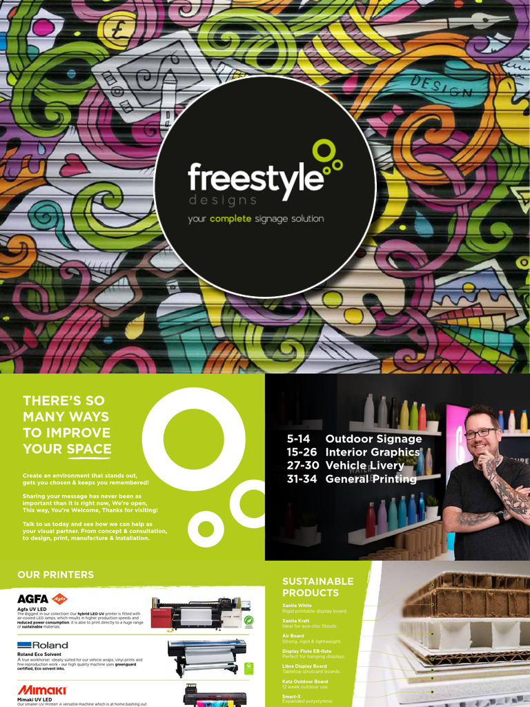 Freestyle Designs Brochure 2021 | PDF | Graphics | Materials