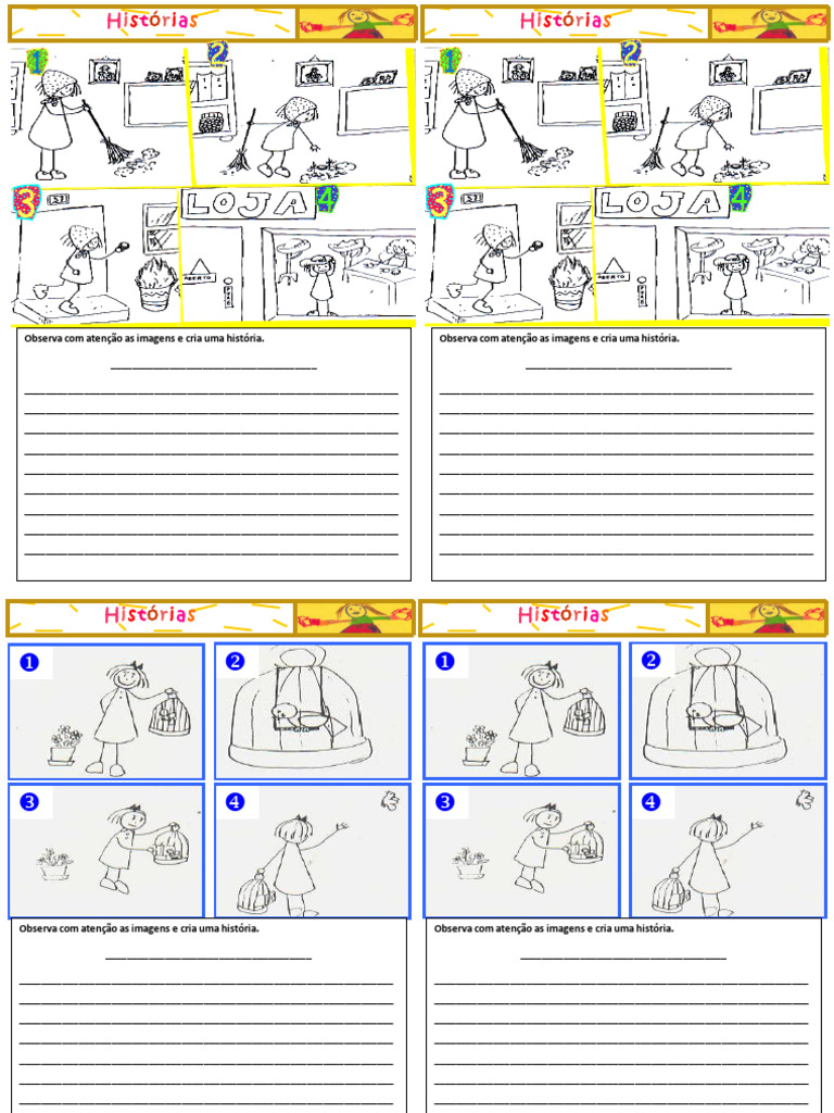 Histórias P Inventar 2ºano | PDF