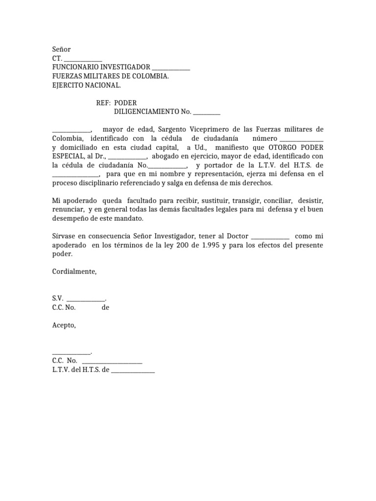 Poder Proceso Disciplinario | PDF