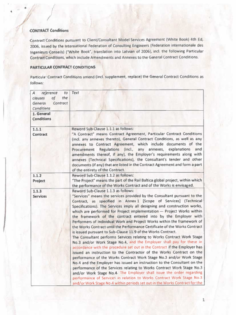 FIDIC White Book - Modifications | PDF