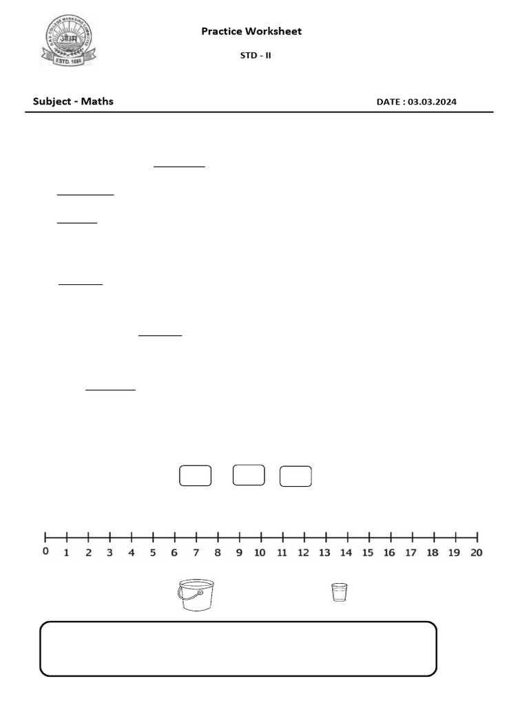 Maths Revision Worksheet Unit 3-1 | PDF | Mathematics