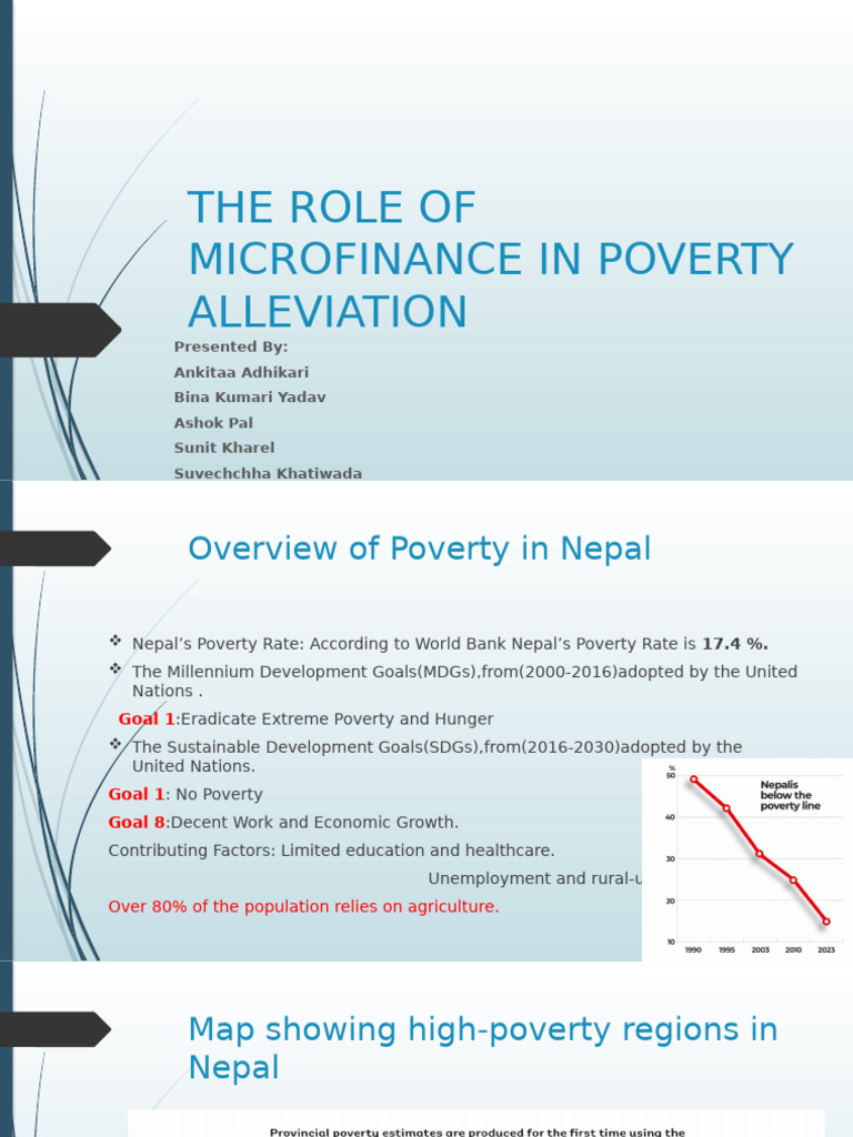 The Role of Microfinance in Poverty Alleviation | PDF | Microfinance ...