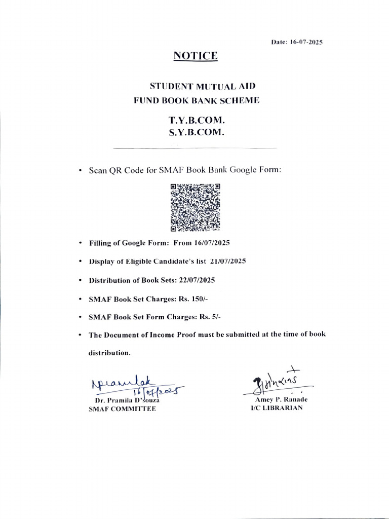 Smaf Tysy Notice | PDF