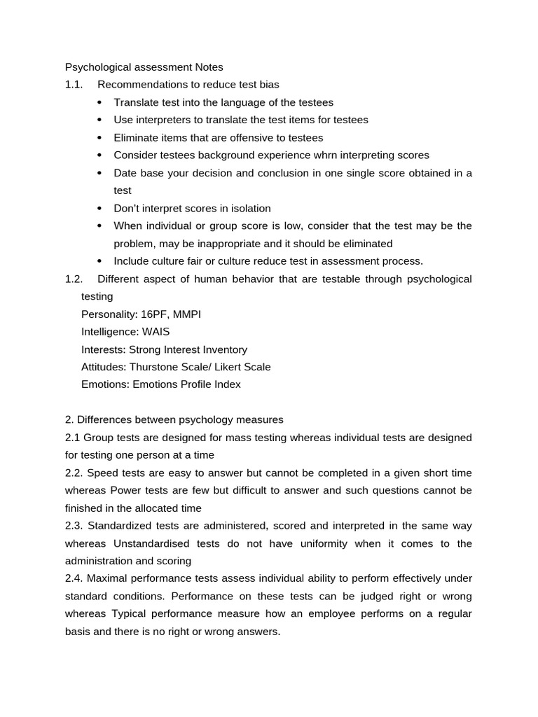 Reducing Cultural Bias in Assessments | PDF | Validity (Statistics ...
