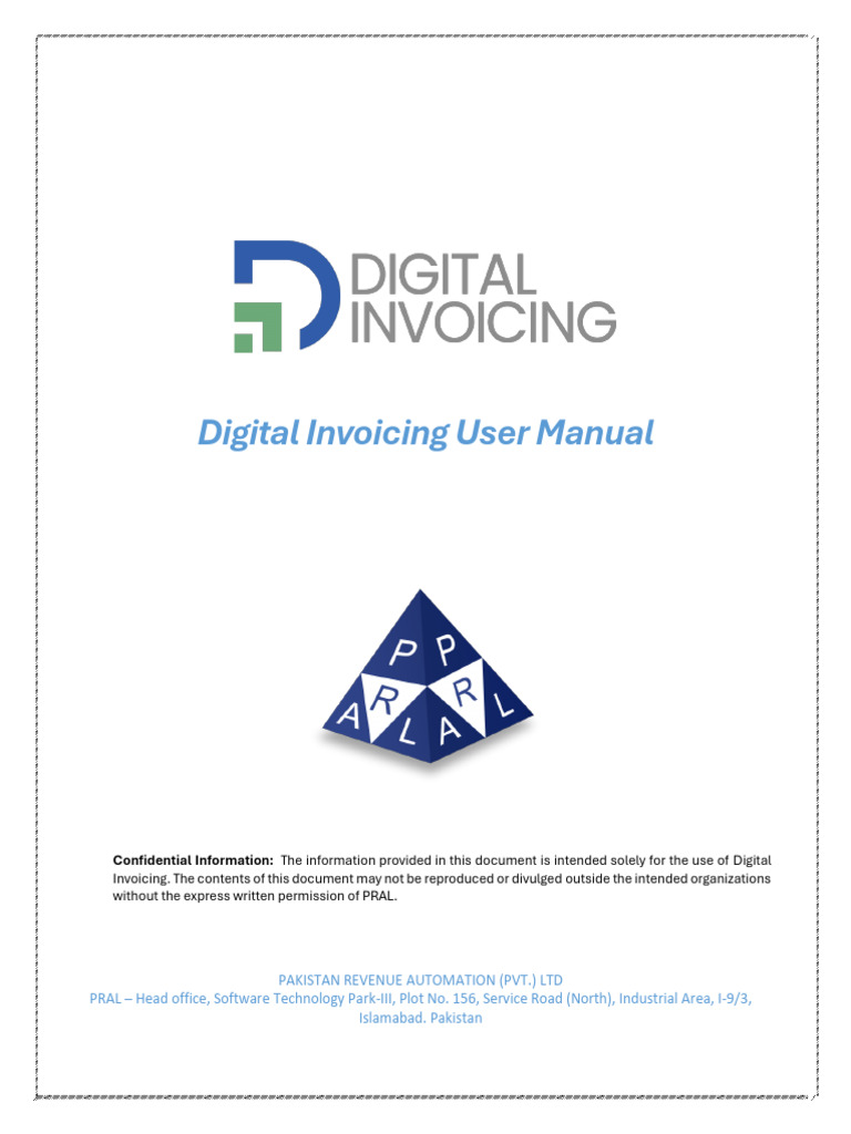 Digital Invoicing User Manual (Version 1.3) | PDF | Invoice | Customer Relationship Management
