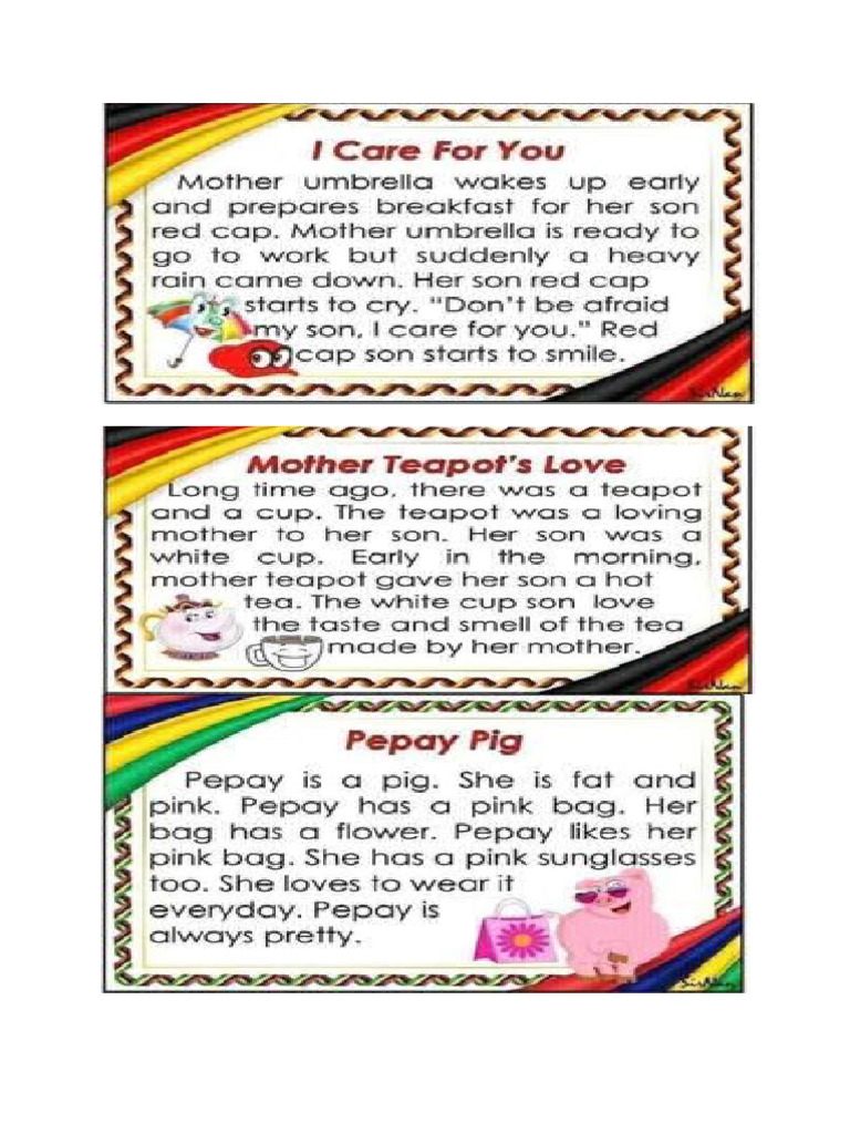 Grade 1 Story | PDF