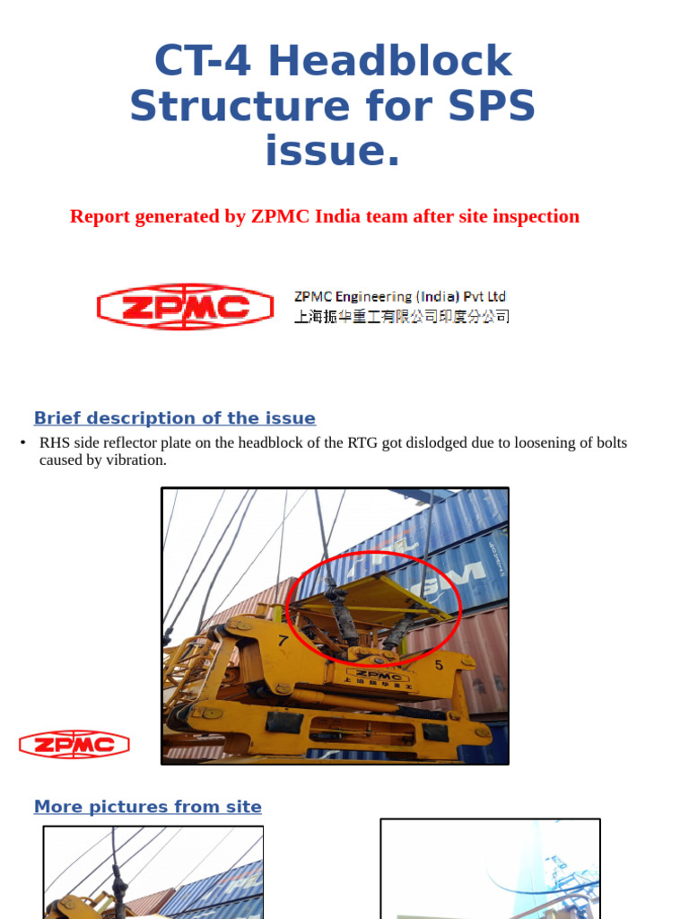 CT4 SPS Headblock Plate Incident Report | PDF
