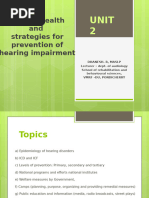 COSI Hearing Aid Improvement Survey | PDF | Psychological Concepts