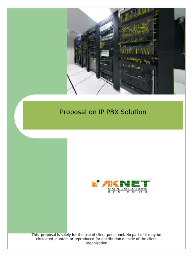 Proposal of IP PBX Solution For Apple Tree-V.1.23042017 | PDF | Computer Network | Videotelephony