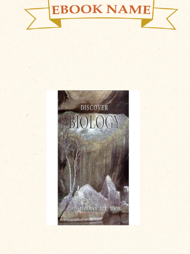 Discover Biology 2nd Edition Cain download | PDF | Hypothesis | Evolution