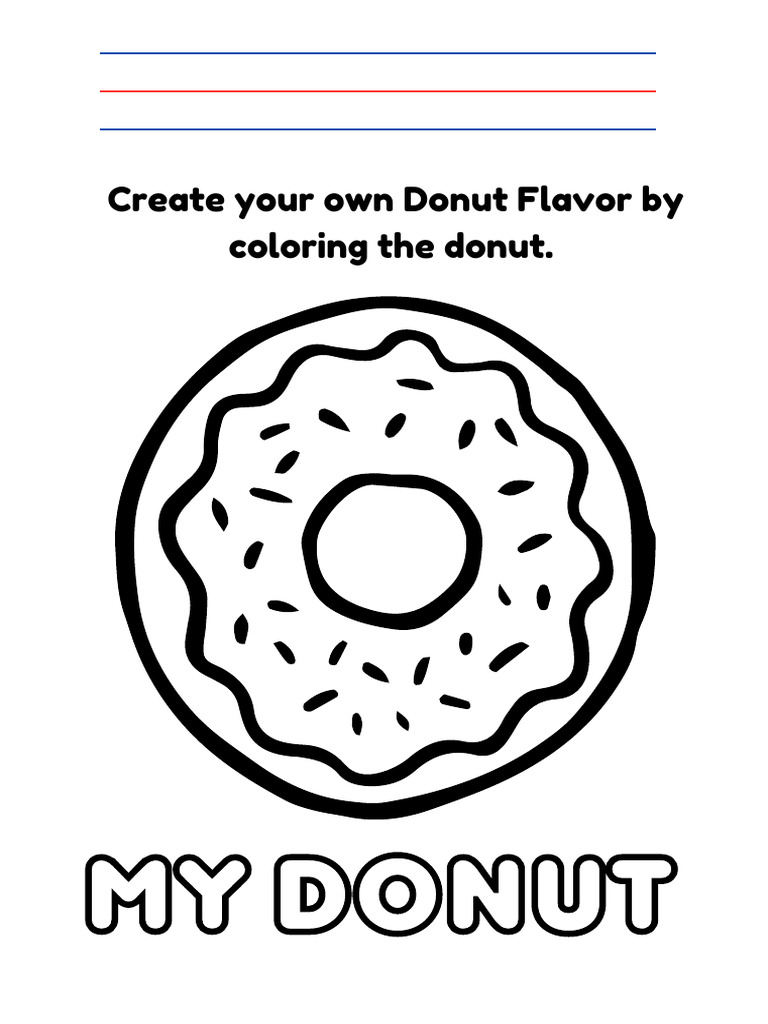 Creat Your Own Donut Flavor PDF | PDF