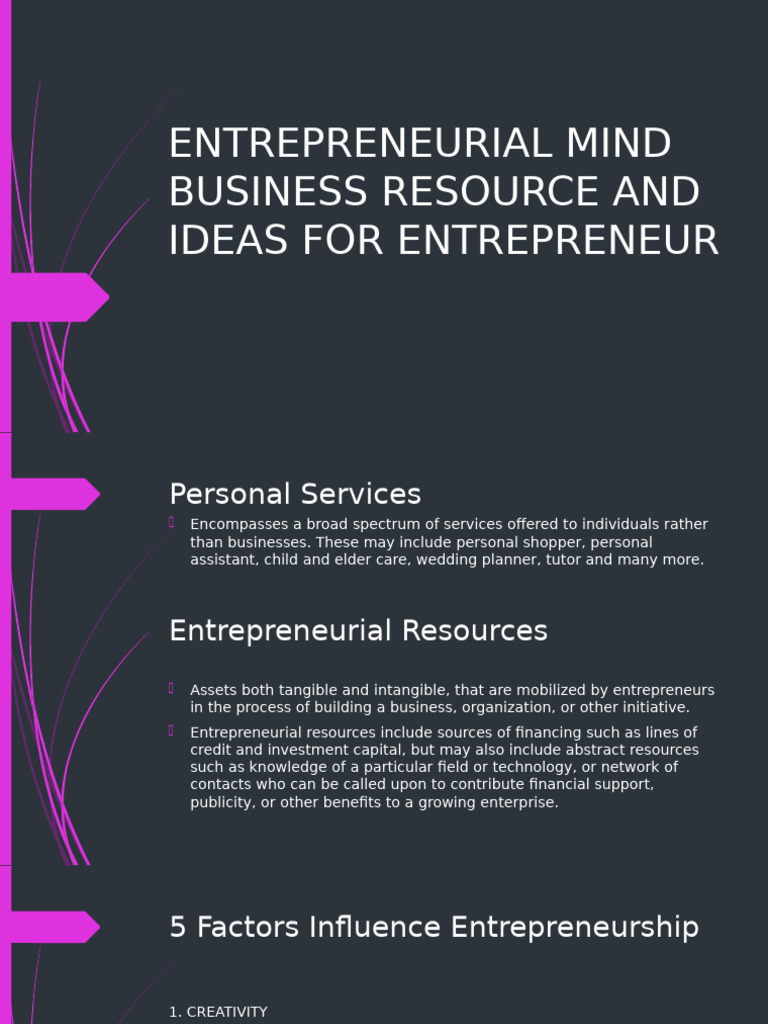 Entrepreneurial Mindset and Ideas | PDF | Entrepreneurship | Risk