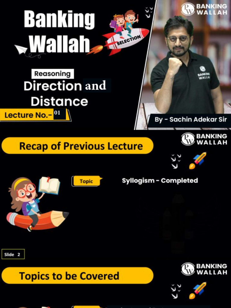 Direction and Distance 01 - Class Notes | PDF