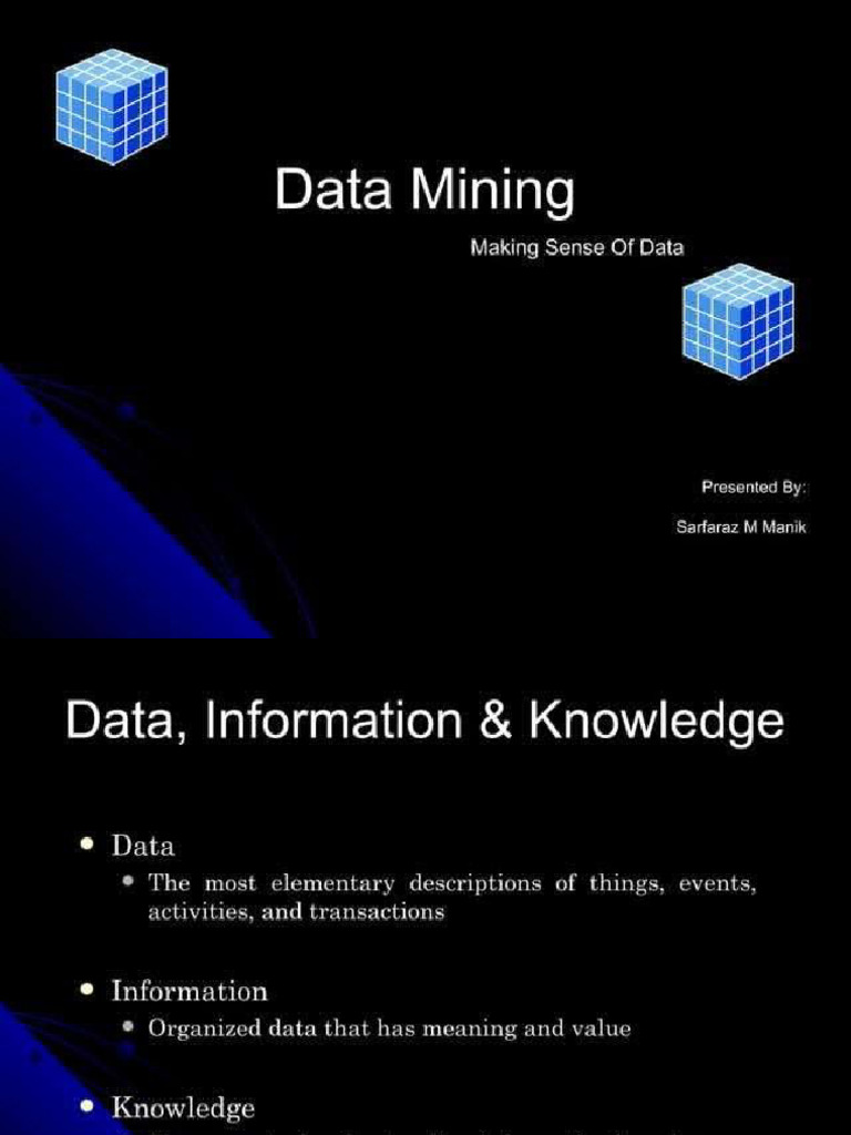 DataMining Introduction | PDF