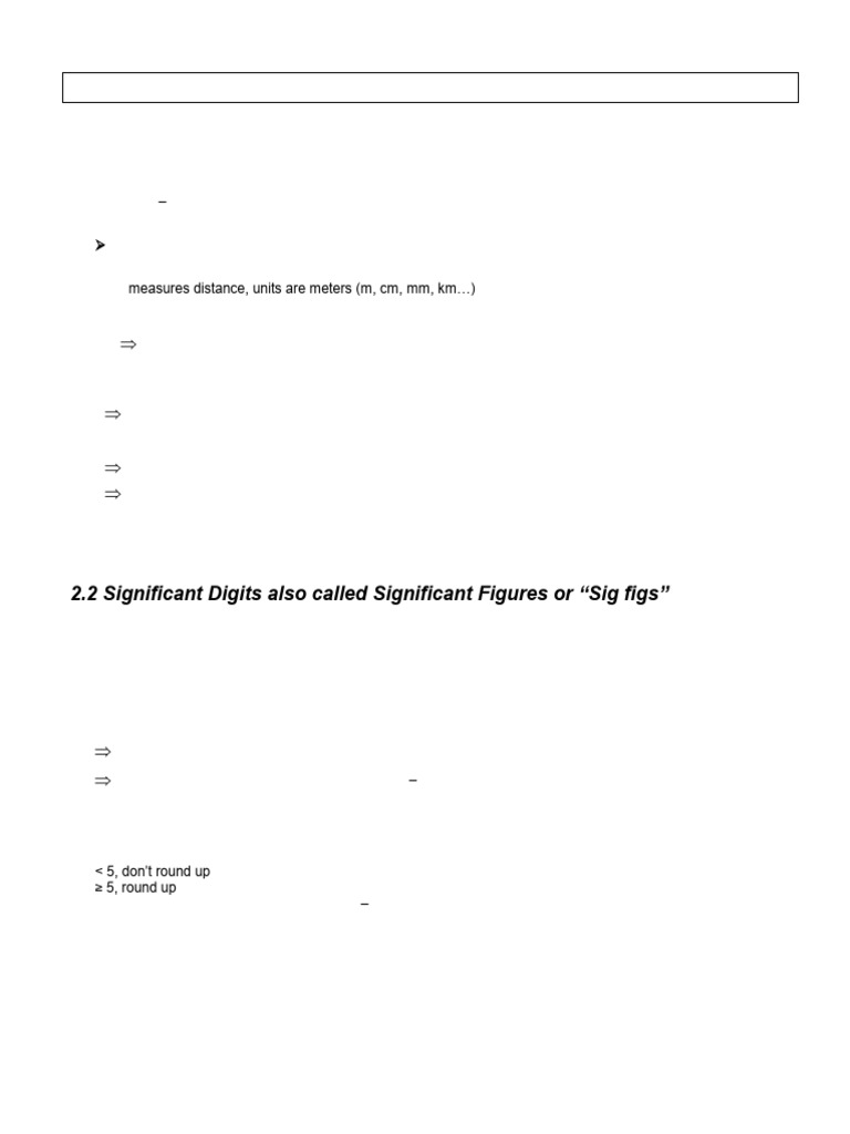 Scientific Measurements Overview | PDF | Significant Figures | Quantity