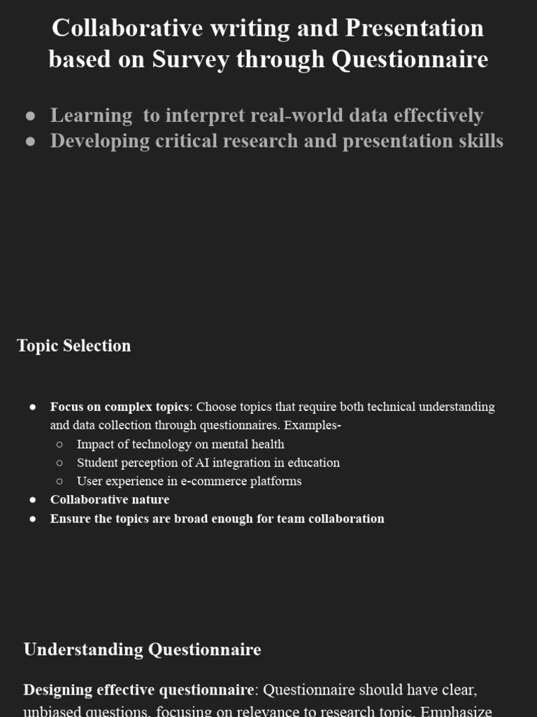 Collaborative Writing and Data Analysis Guide | PDF | Social Media ...