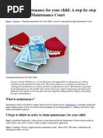 Maintenance Order Discharge Form J107E | PDF | Expense | Economies
