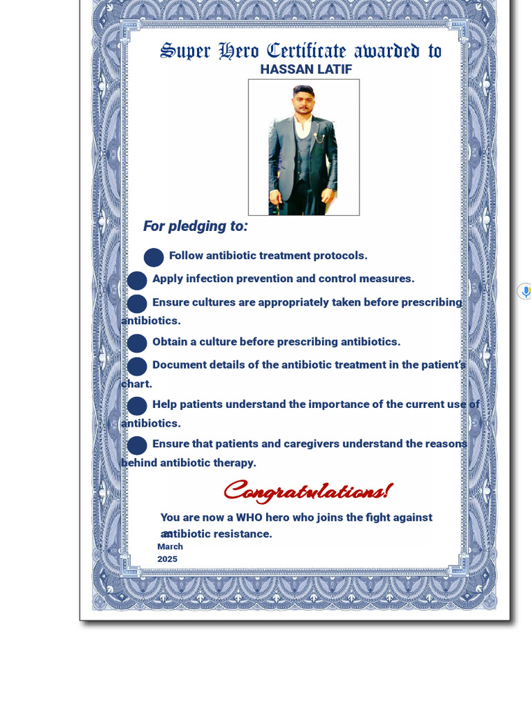 WHO EMRO - World Antimicrobial Awareness Week 2019 - Application | PDF