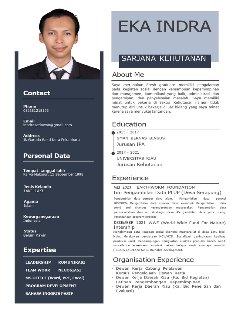 CV-Eka Indra Setiawan | PDF
