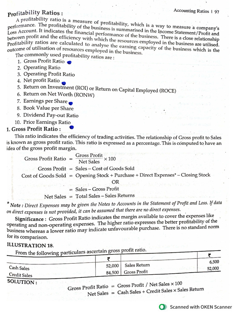 Profitability Ratio | PDF