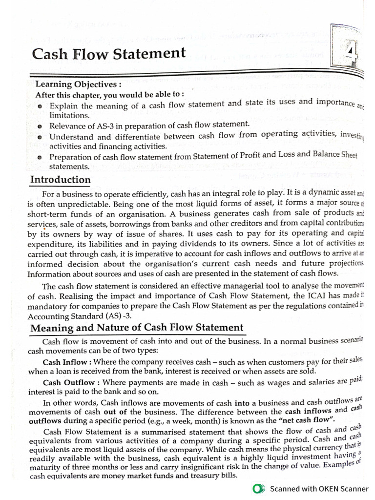 Cash Flow Statement | PDF