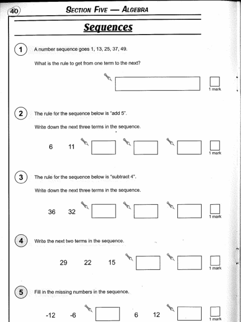 Chapter 5 Algebra Exercise | PDF