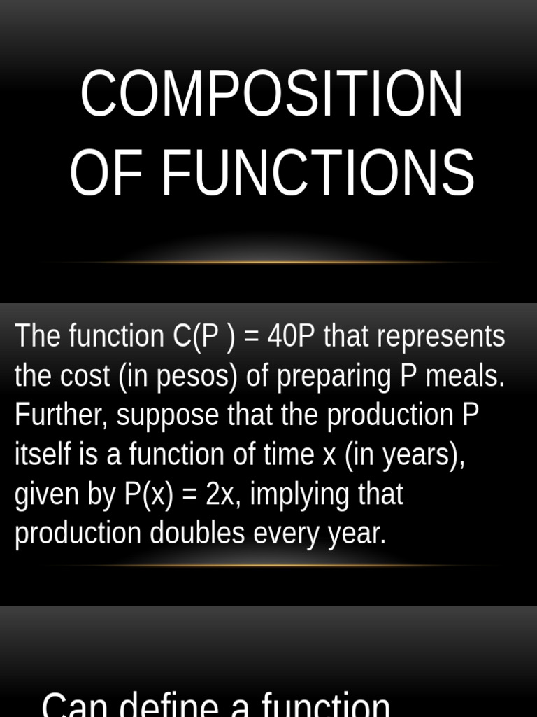 Compostion On Function | PDF