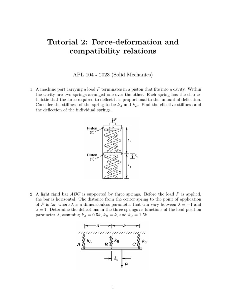 APL104 F23 Tutorial 2 | PDF