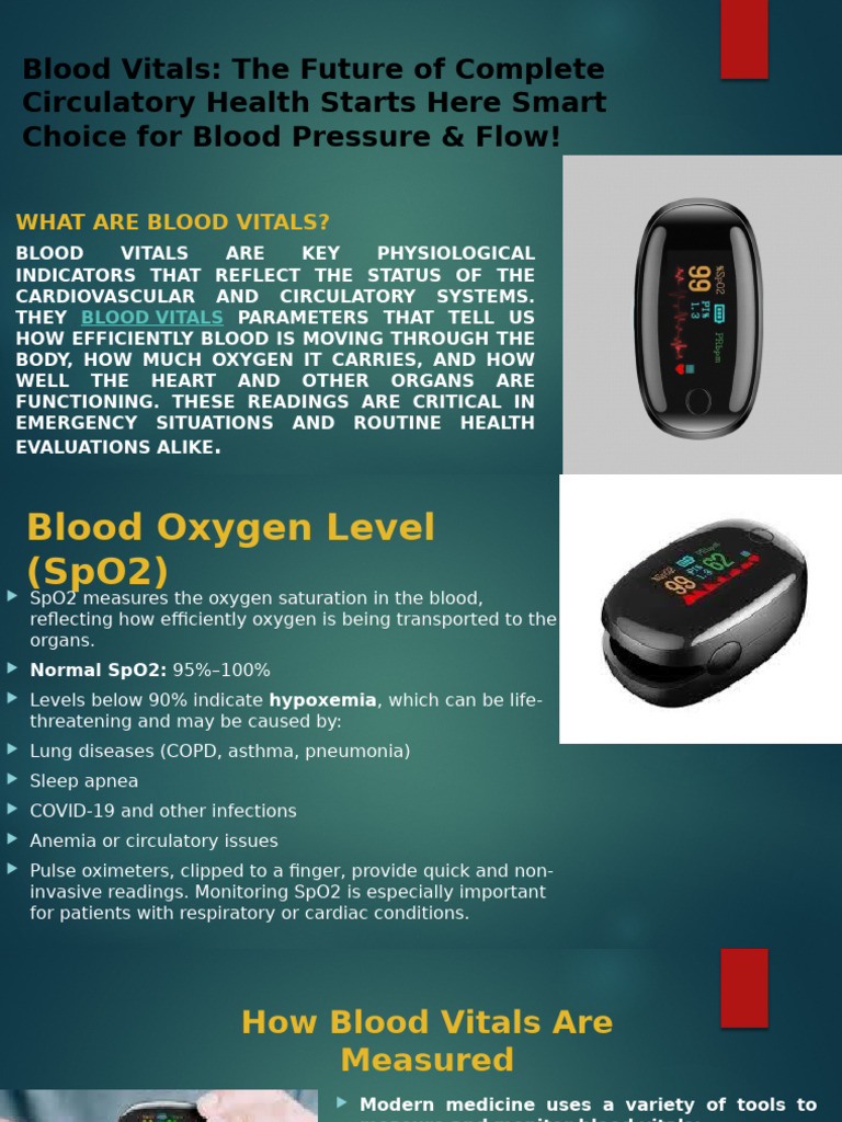 Blood Vitals Reviews | PDF