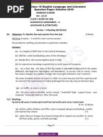English Question Paper Class 9 2025 | PDF