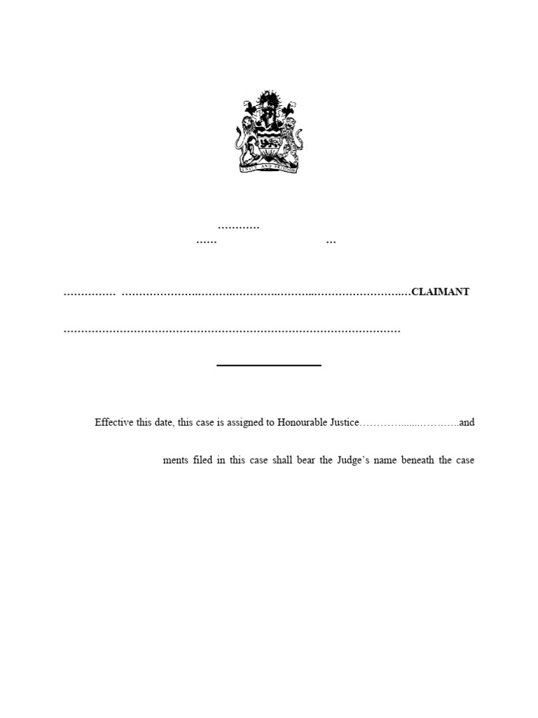 Initial Directions for Case Proceedings | PDF | Summons | Political Law
