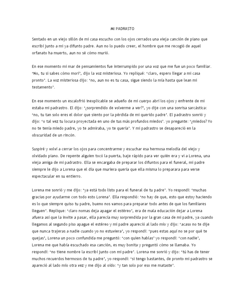 Mi Padrasto | PDF | Ocio