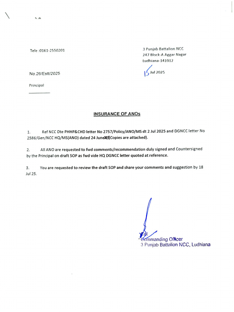 Insurance of ANO | PDF