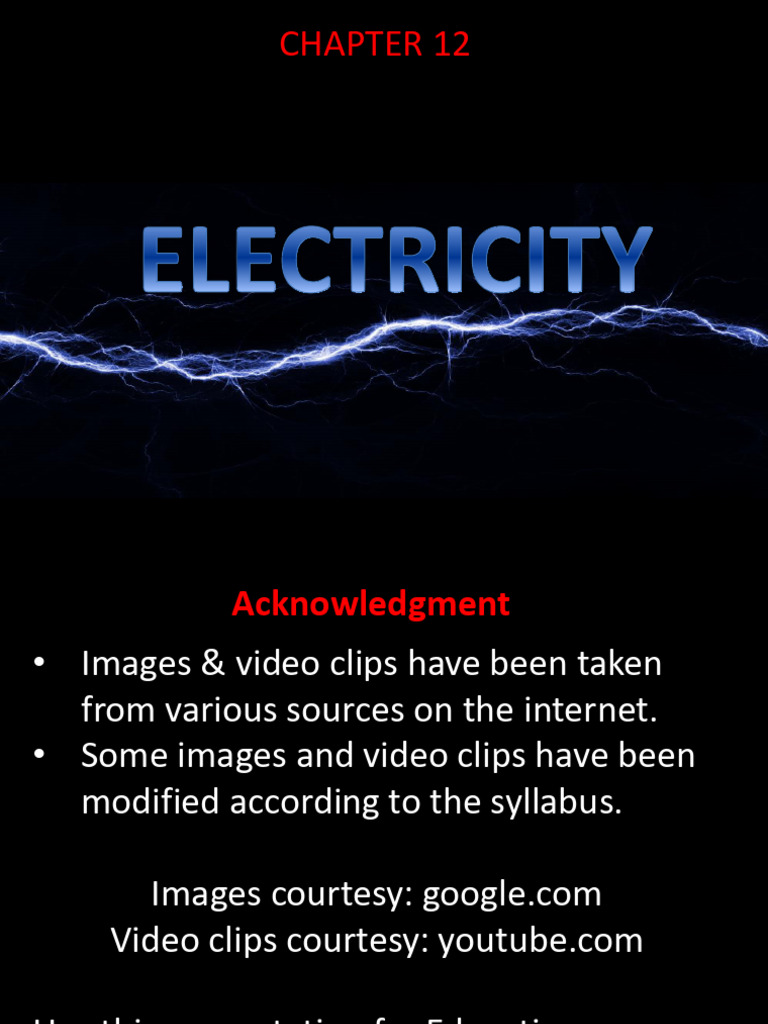 10 Science Phy c12 Electricity PPT STF | PDF | Electrical Resistivity ...