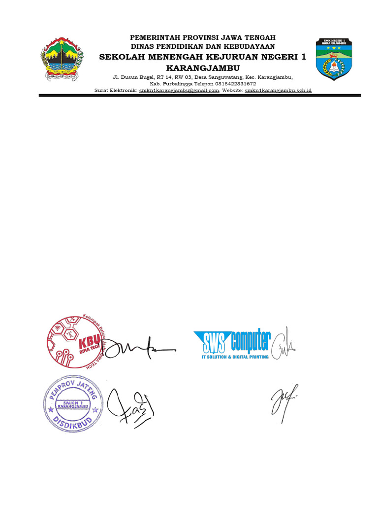 Berita Acara Sinkronisasi DUDI | PDF