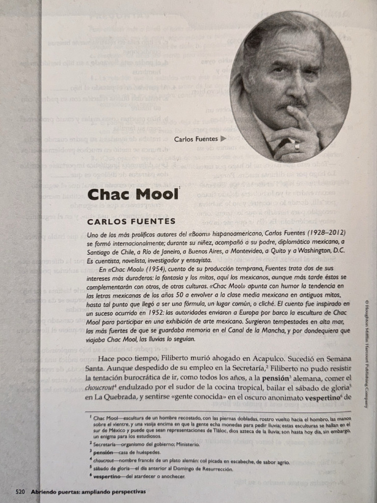 Chac Mool - Carlos Fuentes - Carlos Fuentes | PDF | México