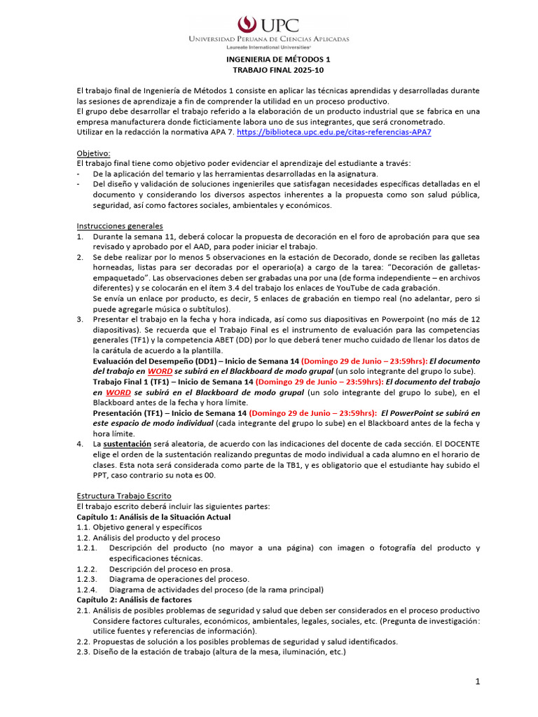 TF Im1 2025 10 Pre | PDF | Diseño | Ingeniería