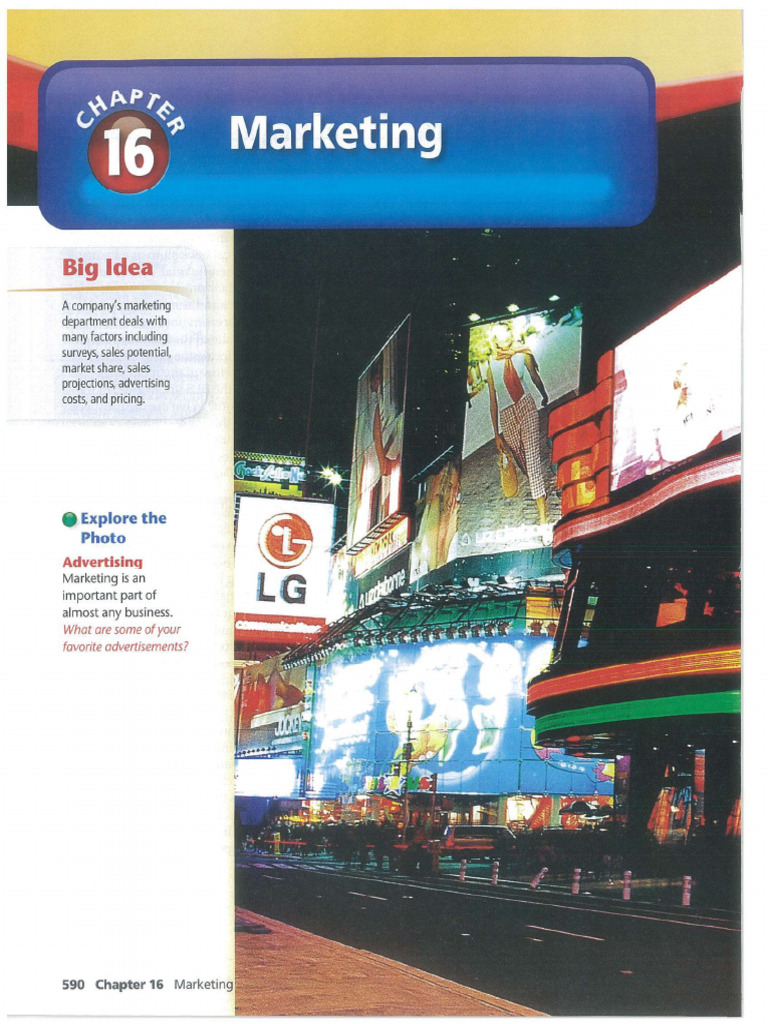 Business Math Unit 16 Marketing/ Glencoe | PDF