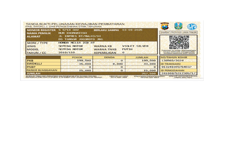 Cak Edi STNK 2 | PDF