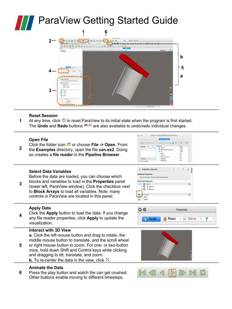 ParaViewGettingStarted 6.0.0 | PDF | Icon (Computing) | Computing