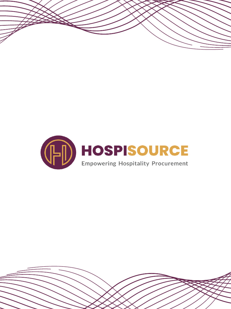 HospiSource: B2B Platform for Hospitality | PDF | Procurement ...