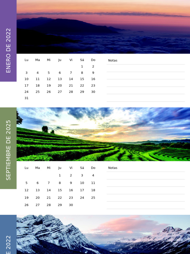 Calendario PARA EDITAR | PDF