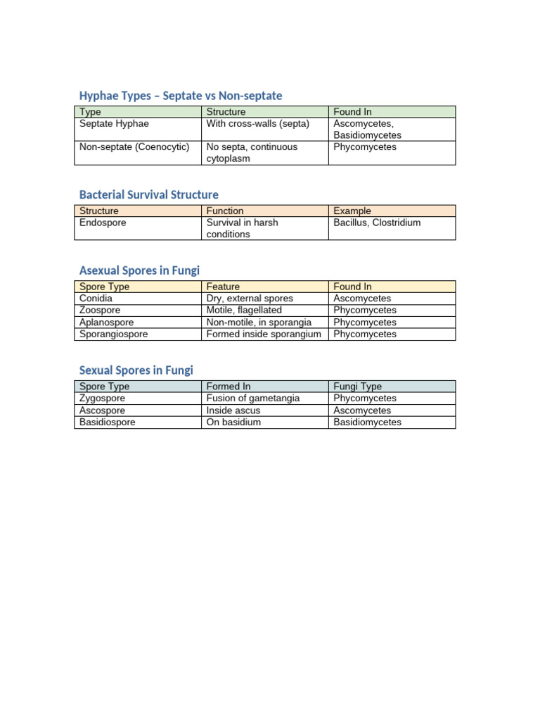 Extra Terms Quick Recall Tables | PDF