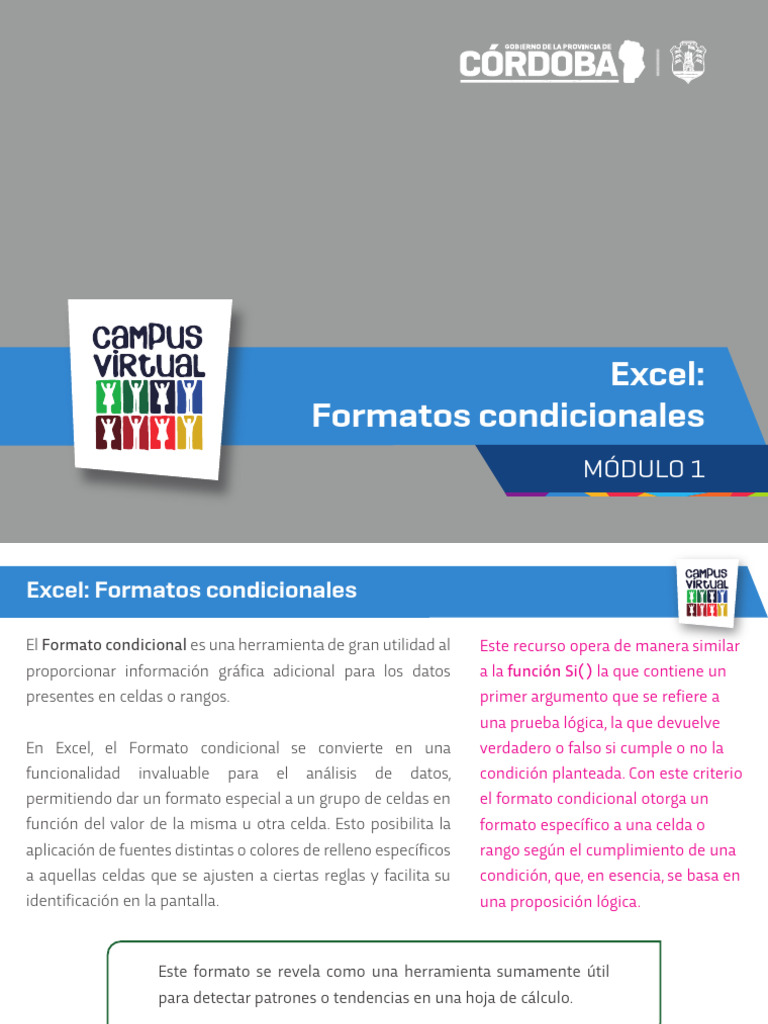 Formato Condicional en Excel: Guía Práctica | PDF | Microsoft Excel | Datos